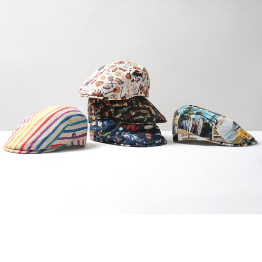 Musical Summer Cap | Summer Flat Caps UK | The Cashmere Choice